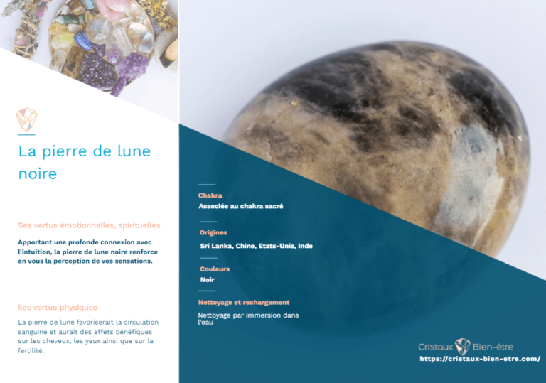 Vertus et propriétés de la pierre de lune noire en lithothérapie